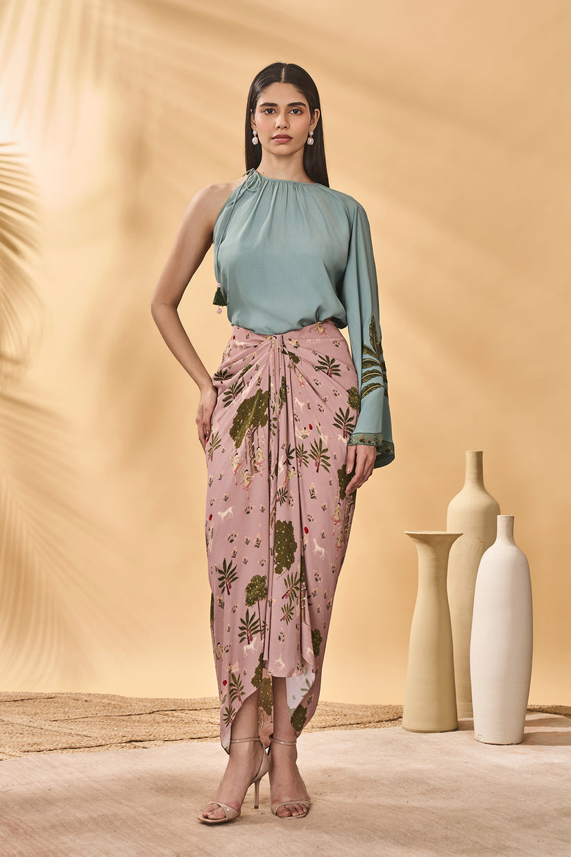 Pink Pirouette Picnic Skirt Set – House Of Masaba