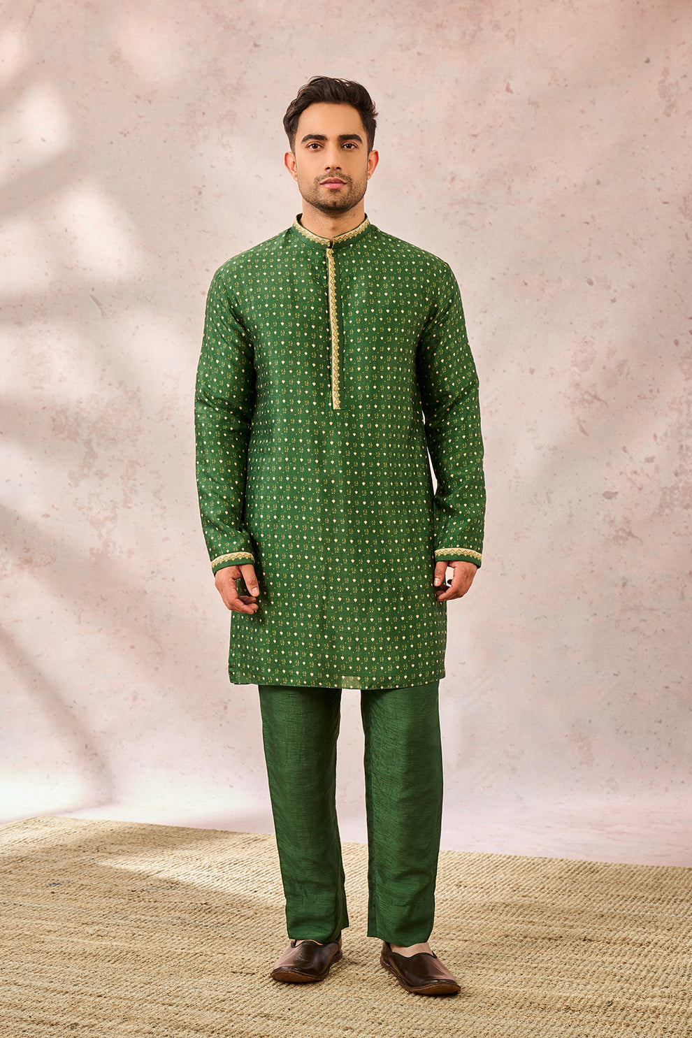 Green Tree of Hearts Kurta Set – House Of Masaba